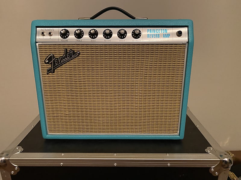 Fender '68 Custom Princeton Reverb Limited Edition Teal Blue | Reverb