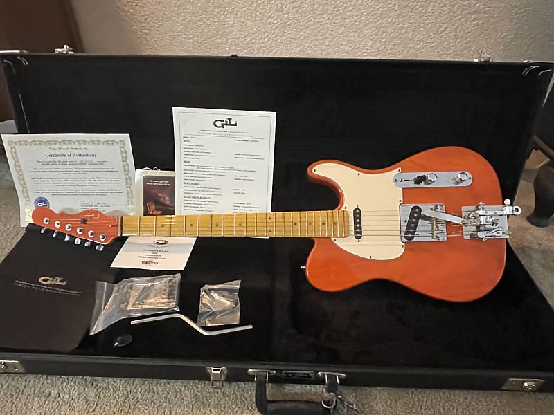 G&L Telecaster 2011 Clear orange | Reverb