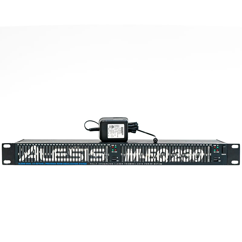 Alesis MEQ230 Equalizer - 2-Channel 30-Band EQ with Power | Reverb