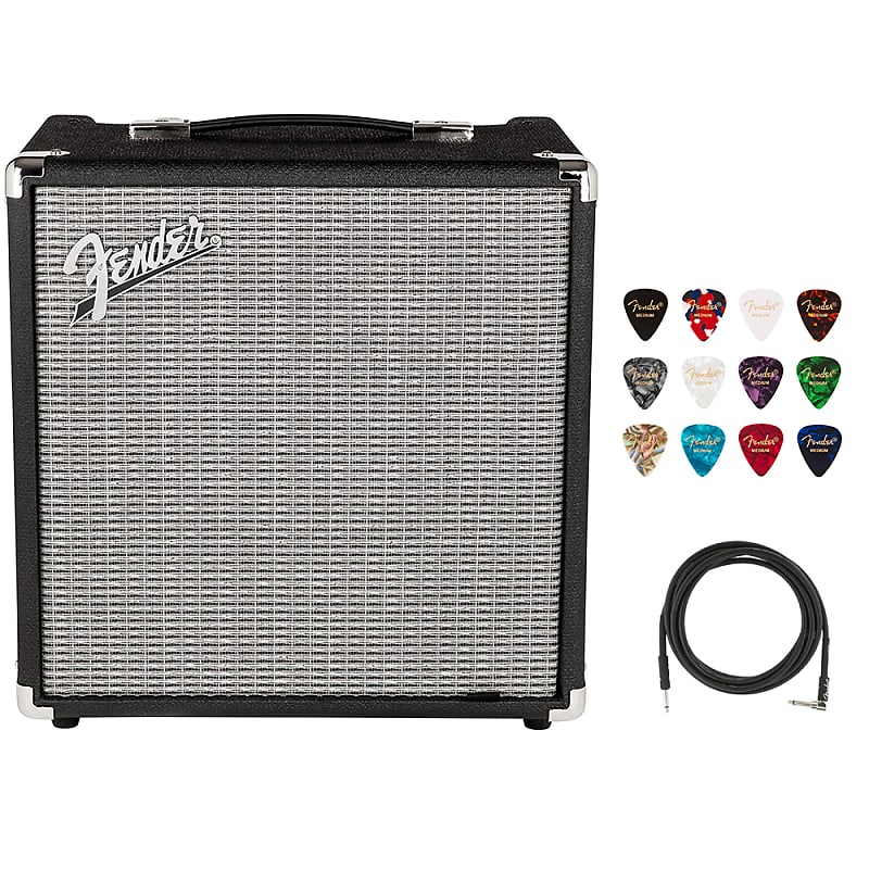 Fender Rumble 25 V3 Bass Amplifier Bundle with Classic | Reverb