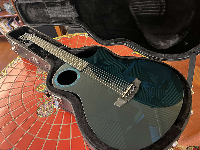 RainSong Black Ice 25 Year Blue HI Carbon-Fiber Acoustic | Reverb UK