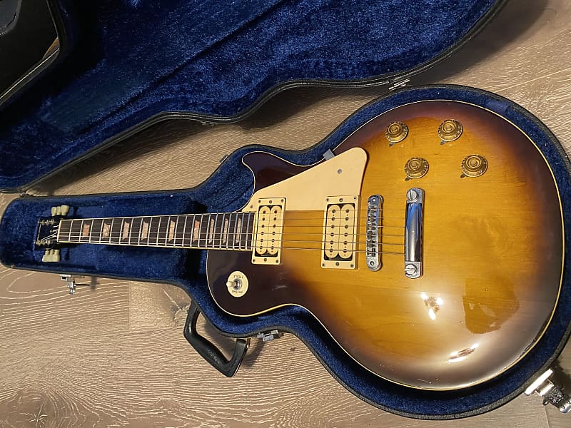 Vintage Aria Pro II LS700BS 1980 DiMarzio Pickups Hard Case | Reverb