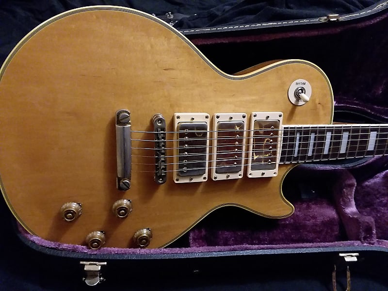 Aria Pro II LP-650N Les Paul Custom 1977 Natural Matsumoku | Reverb