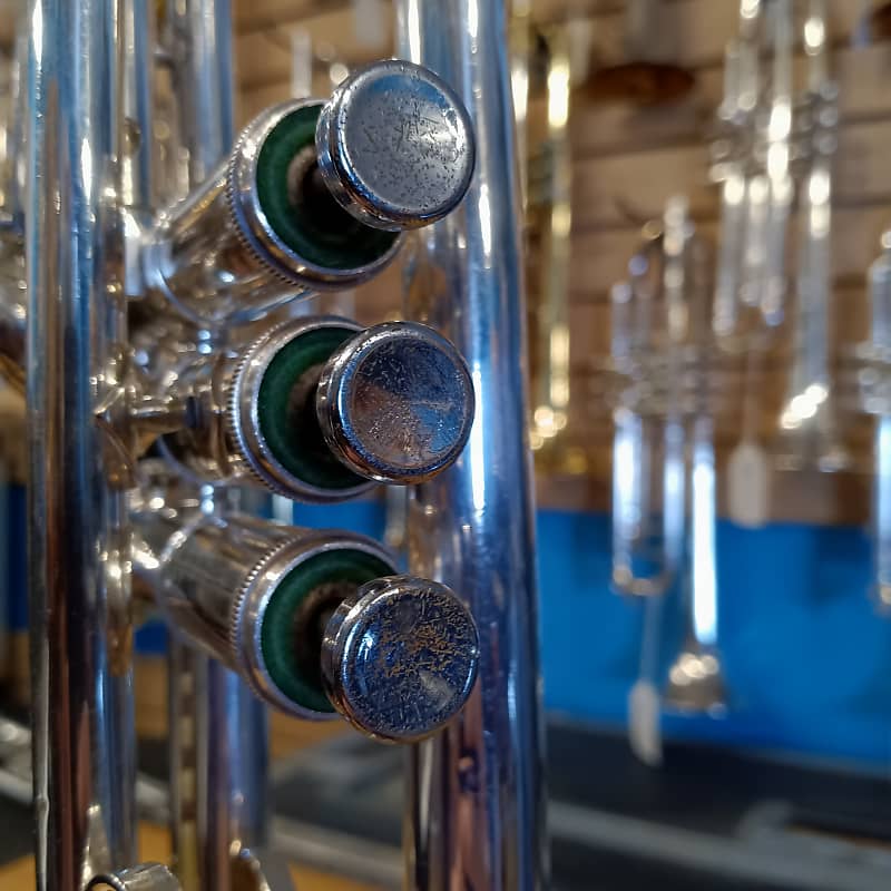 Getzen Eterna Severinsen Early-70s Silver Plated Bb Trumpet - | Reverb