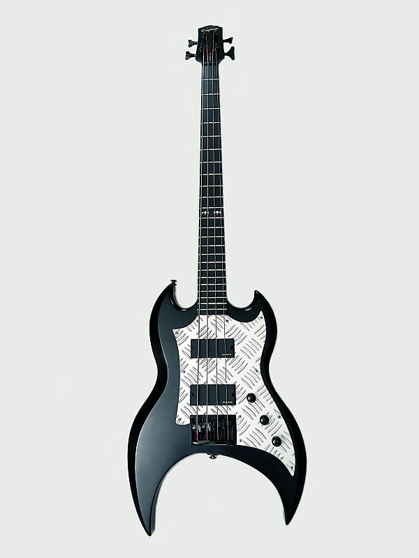EPIPHONE Goth Xtreme Neck-thru BASS -2003 with EMG-HZ. Very | Reverb