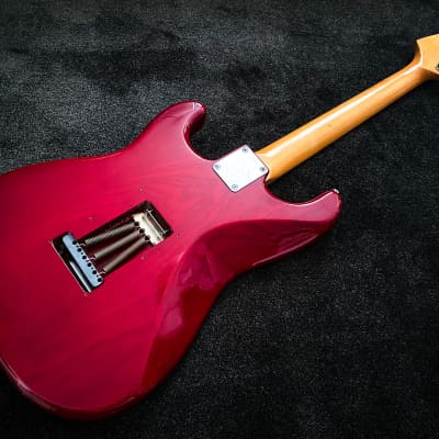 ESP 400 Series Stratocaster 1980s - Transparent Red - VERY | Reverb