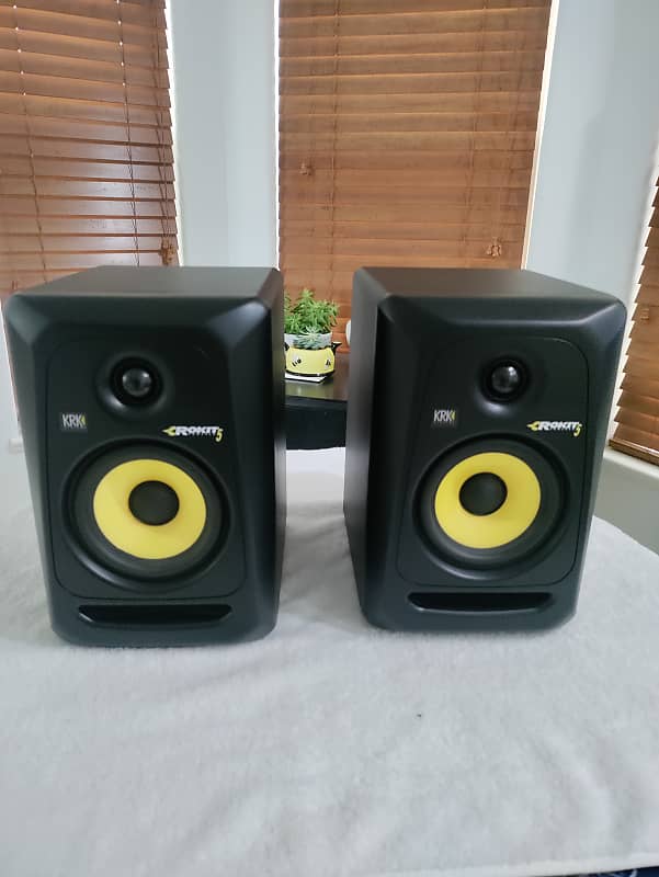 KRK Rokit 5 Powered Studio Monitors 2020 to present - Black | Reverb