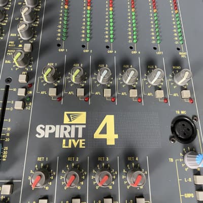 Soundcraft Spirit Live 4 24 Channel Mixing Console with Case | Reverb
