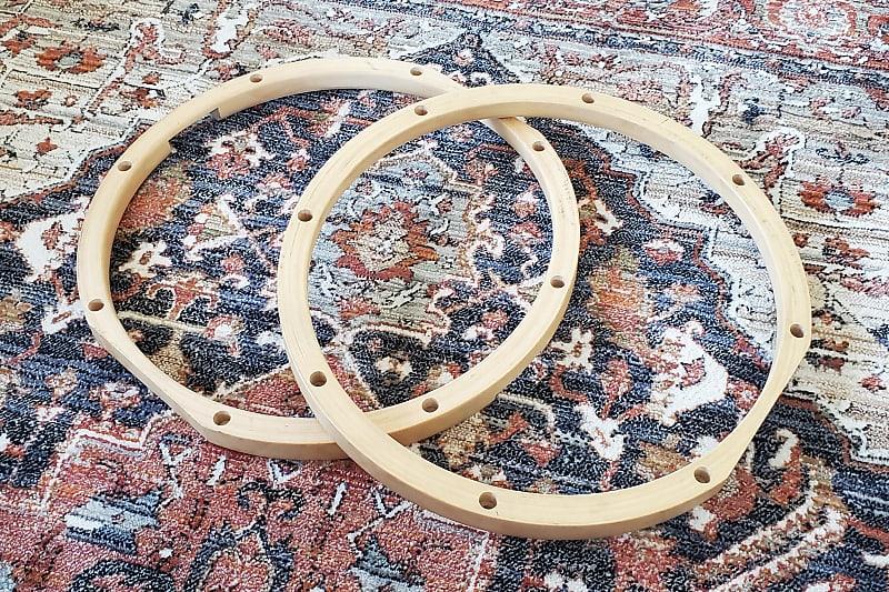 Tama Maple 14" Wood Snare Drum Hoops | Reverb