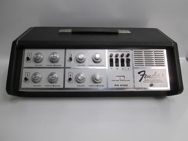 Vintage Fender PA4100 Solid State Public Address | Reverb