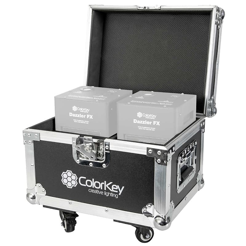 ColorKey CKU-9030 Road Travel Case to fit 2 units of Dazzler | Reverb