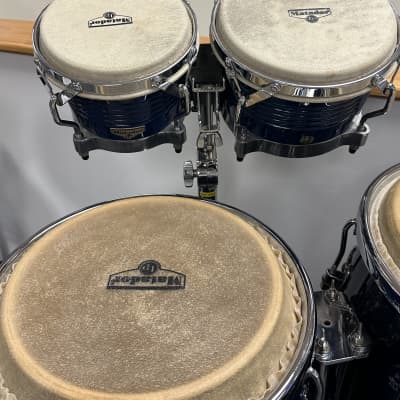 Latin Percussion Conga & Bongo Set - Blue | Reverb