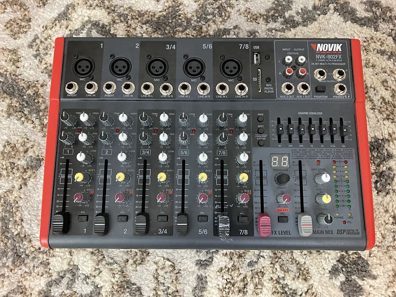 Used Novik Neo NVK 802FX Mixer | Reverb