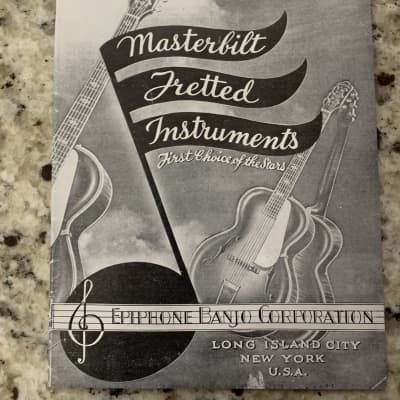 C.F. Martin & Co. Guitars, Mandolins, Ukuleles, 1919 Catalog, | Reverb