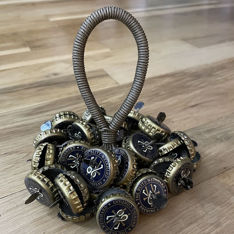 Upcycled Percussion - Bottle Cap Hand Rattle / Shaker - Blitz | Reverb