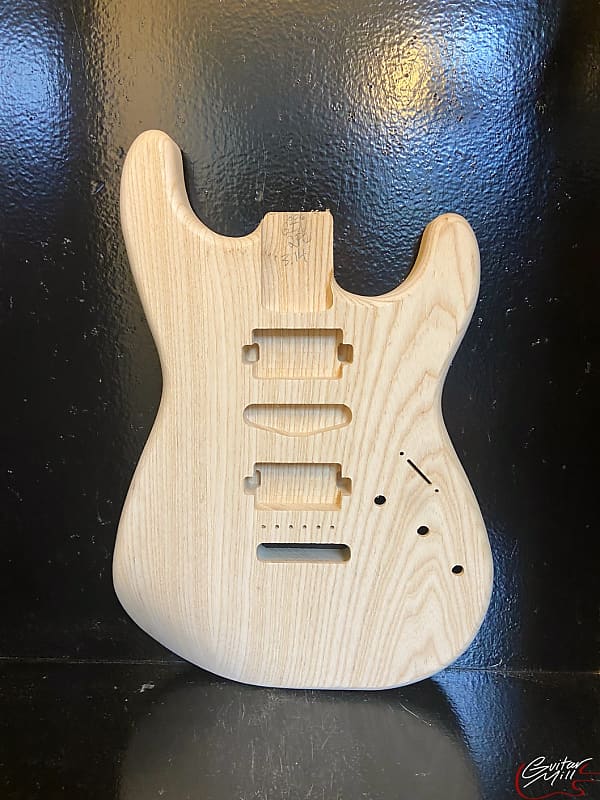 Guitar Mill S-Style Body / 2 pc. Ultra Light Swamp Ash / HSH | Reverb