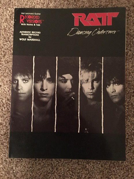 Ratt - Dancing Under Cover - Guitar tab / tablature Book | Reverb
