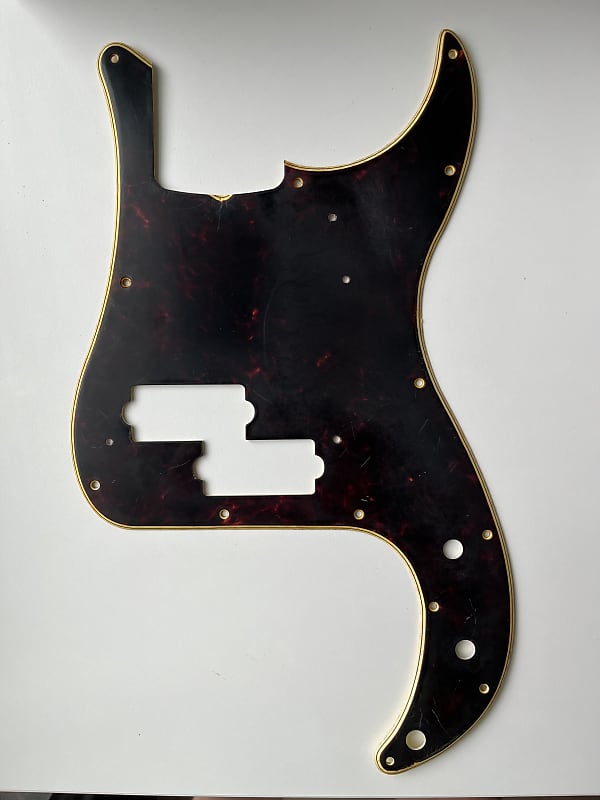 Spitfire Pickguards Precision Bass Pickguard 2022 - Aged Dark | Reverb