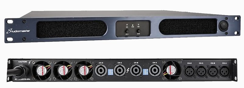 Studio Master QX4-2600 Amplifier: 3,740W x2 at 4 Ohm | Reverb