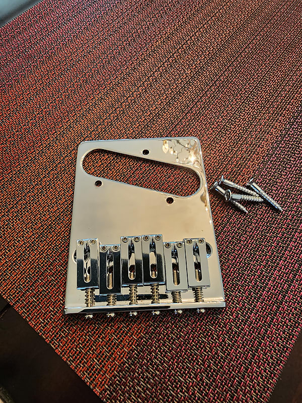 Fender Player Telecaster Bridge - Modern Chrome | Reverb