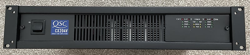 QSC CX204V 4-Channel 70V Direct Power Amplifier | Reverb