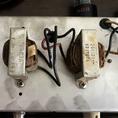 1963 Fender 6G15 Reverb Unit Blonde w/Wheat Grille & Flat | Reverb