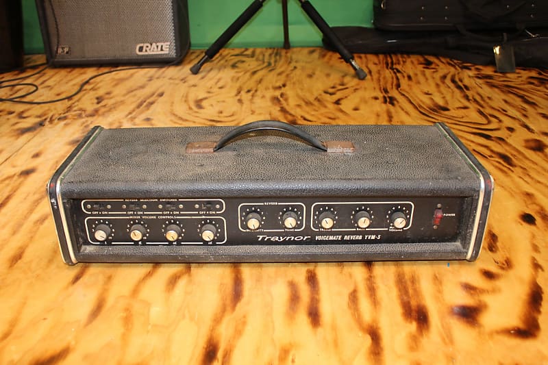 1970's Traynor Voicemate Reverb Amplifier Head YVM-3 | Reverb