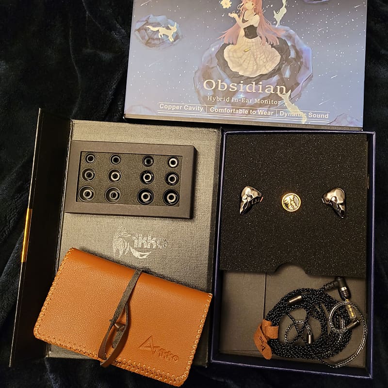Ikko OH10 Obsidian IEM In Ear Monitors Mint Condition All | Reverb