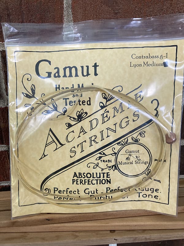Gamut Lyon upright bass gut G MEDIUM gauge | Reverb
