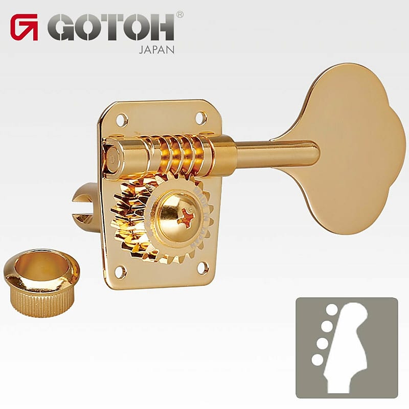 NEW Gotoh GB10 4 In-Line Bass Tuners Keys for Fender | Reverb UK