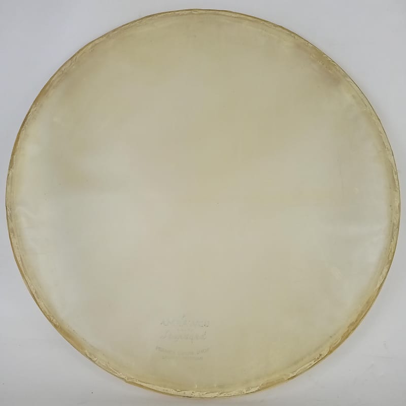 Amrawco 14"Slunk Snare Drum Resonant Calf Skin Head Perne's | Reverb