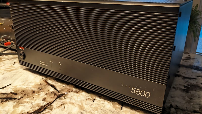 Nelson Pass' 250/400 Watt ADCOM GFA-5800 Stereo XLR Balanced | Reverb