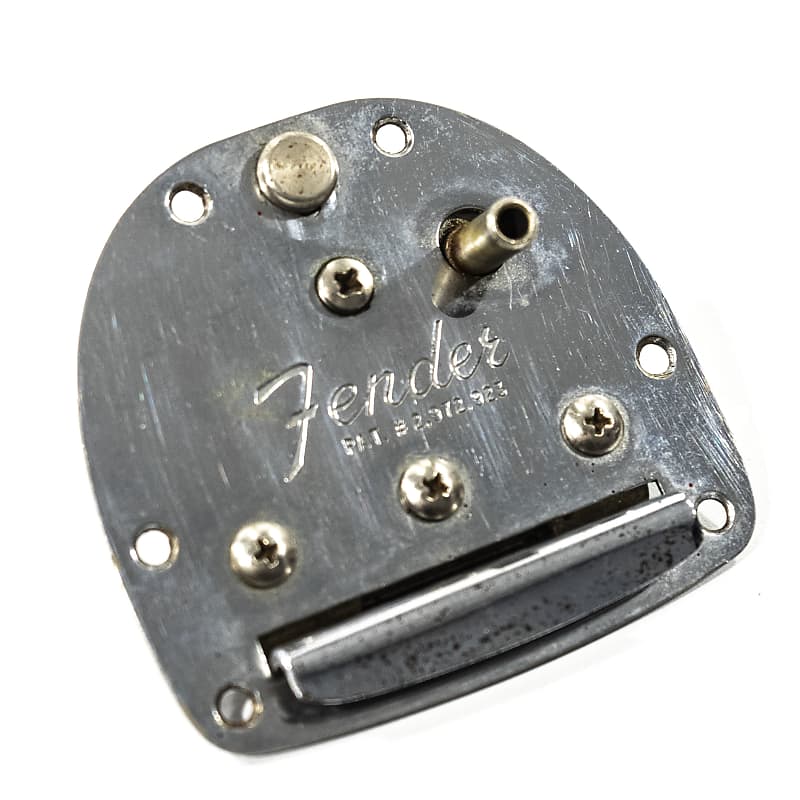 Fender Jazzmaster Vibrato Tailpiece 1960's Chrome | Reverb