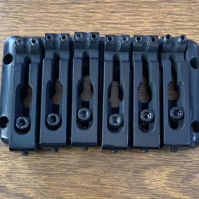 6 String Electric Bass Guitar Bridge in Black | Reverb