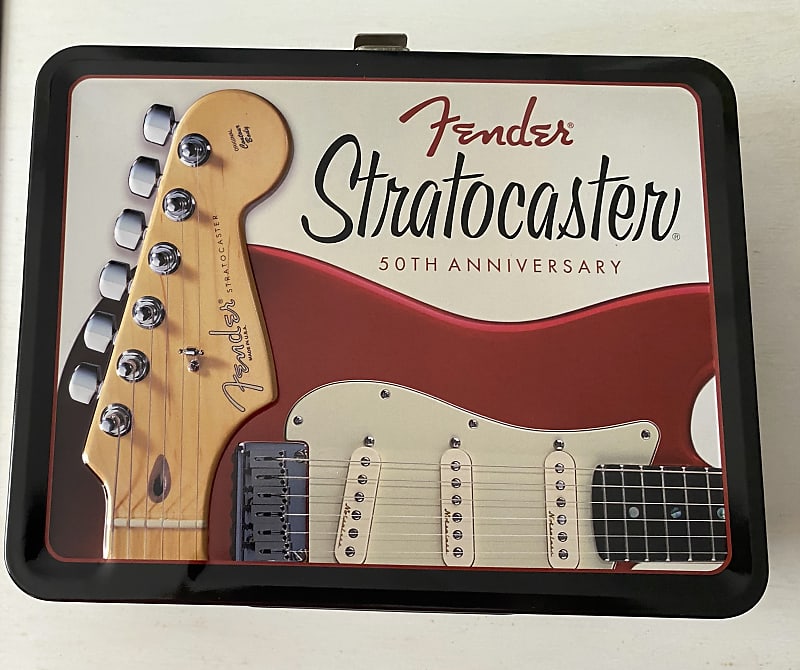 Fender Stratocaster 50th Anniversary Lunch Box | Reverb