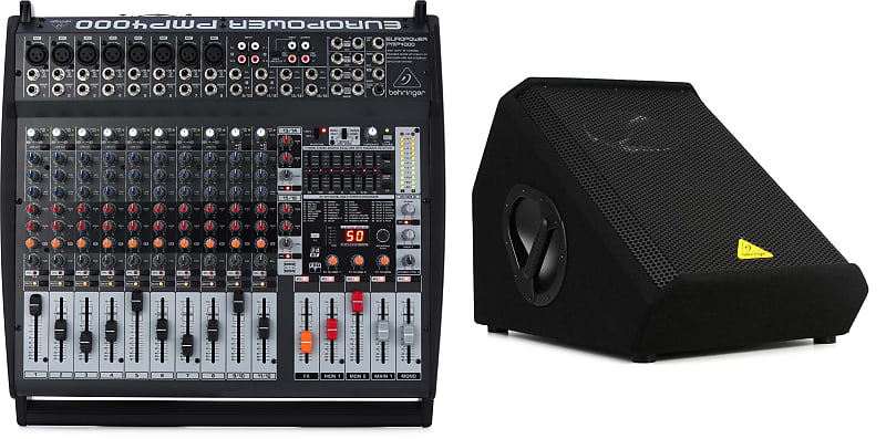Behringer Europower PMP4000 16-channel 1600W Powered Mixer | Reverb