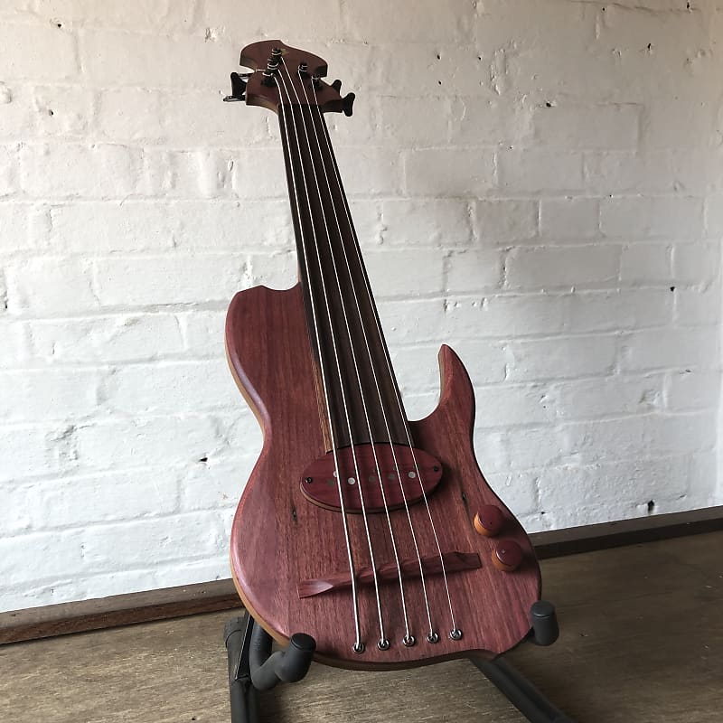 5 string mini fretless bass guitar by JL 2023 - | Reverb UK