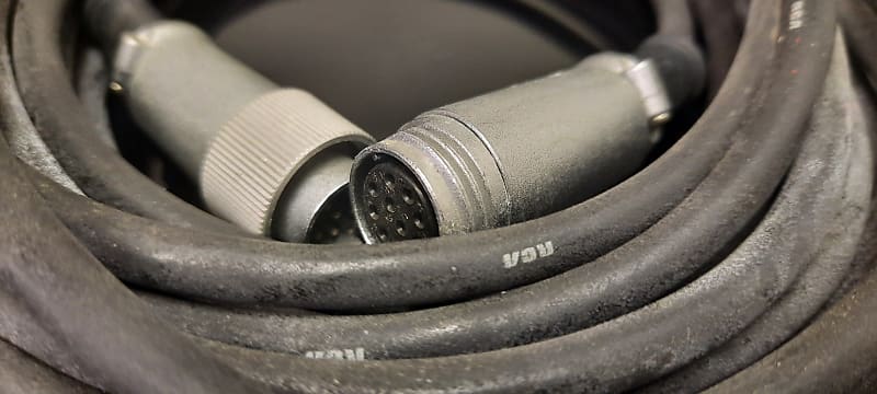 Vintage RCA 10 Pin Tube Microphone Cable 60s-70s | Reverb