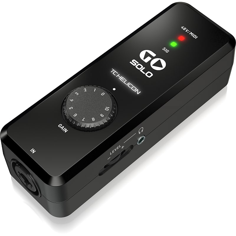 TC Helicon Go Solo interface audio portable | Reverb Deutschland