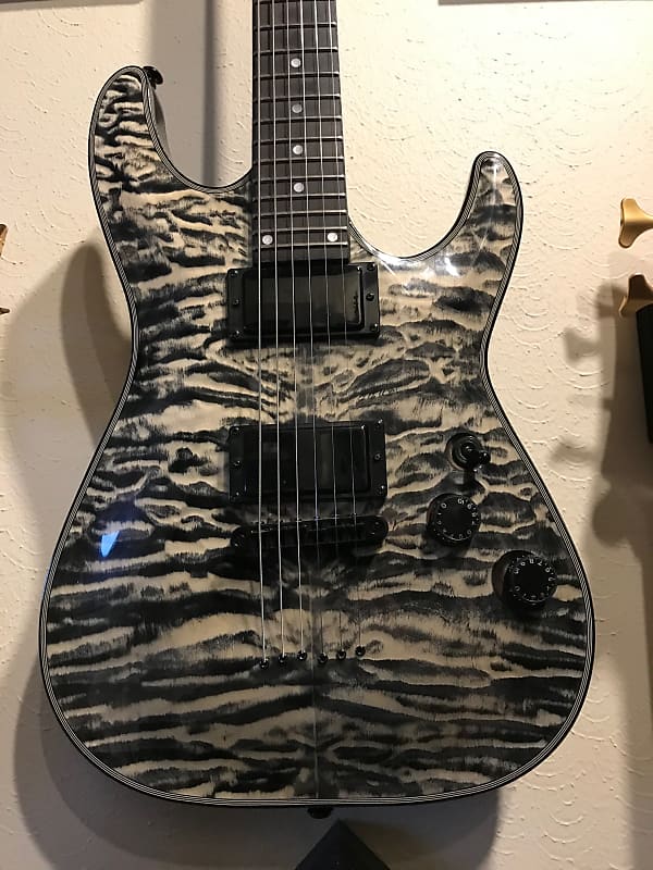 Schecter C-1 Snow Leopard 2017 | Reverb