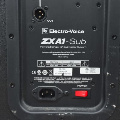 Electro-Voice (EV) ZXA1-Sub 12-inch Powered Subwoofer | Reverb France