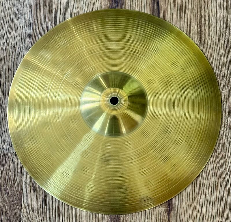 Vintage 13" Hi-Hat Top Cymbal or Crash Cymbal Hand Hammered | Reverb