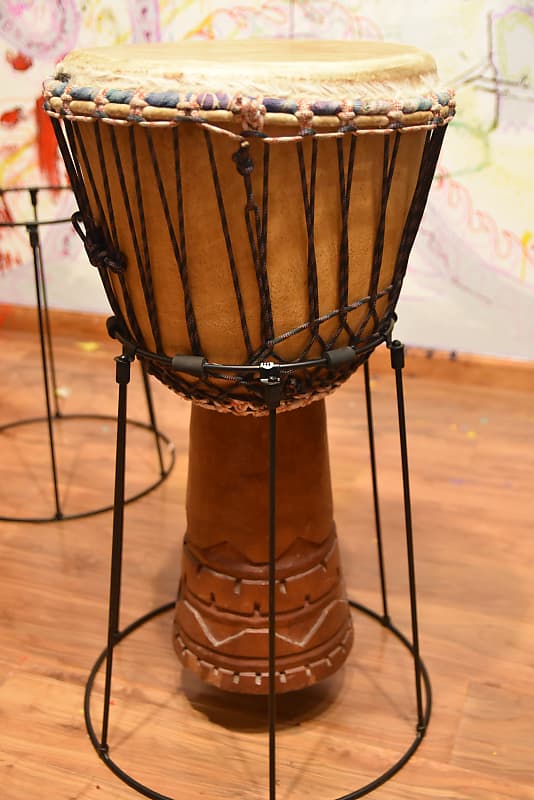 Djembe African Djembe 14" - Wood Hand Drum | Reverb