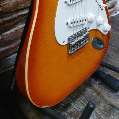 1983 Strings & Things in Memphis Custom Strat Honeyburst | Reverb