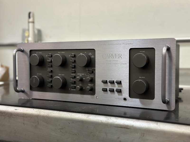 Carver Model 4000T Pre-Amp Vintage 90's | Reverb