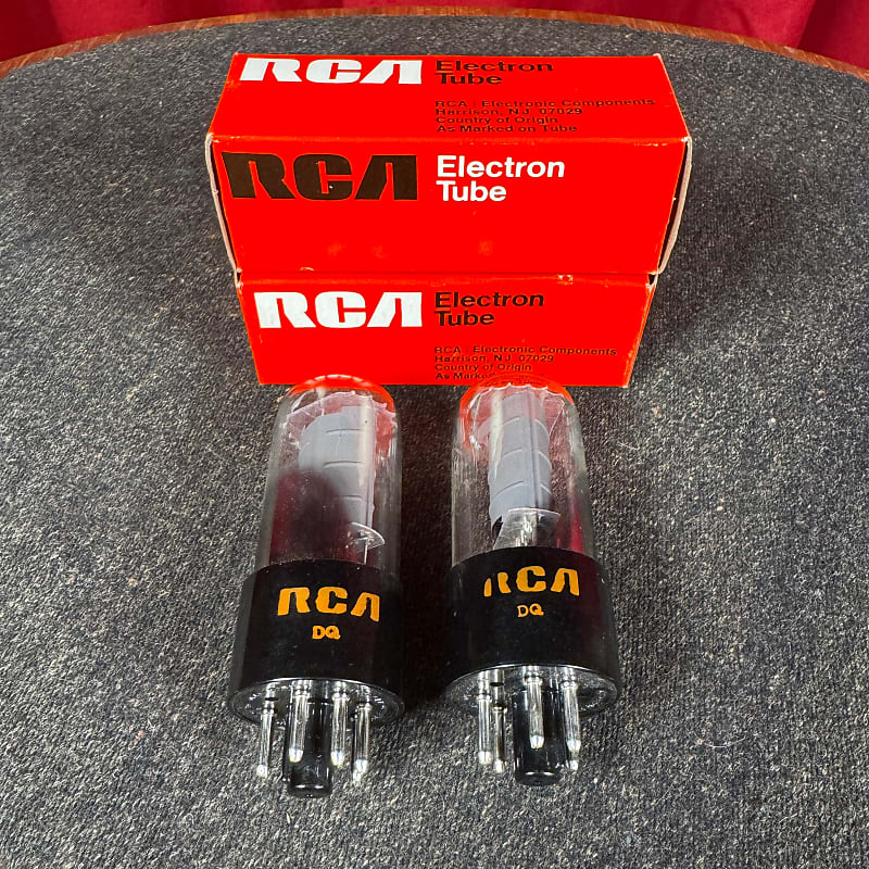 Vintage RCA 6V6GTA Matched Pair Amplifier Power Tubes Duet | Reverb