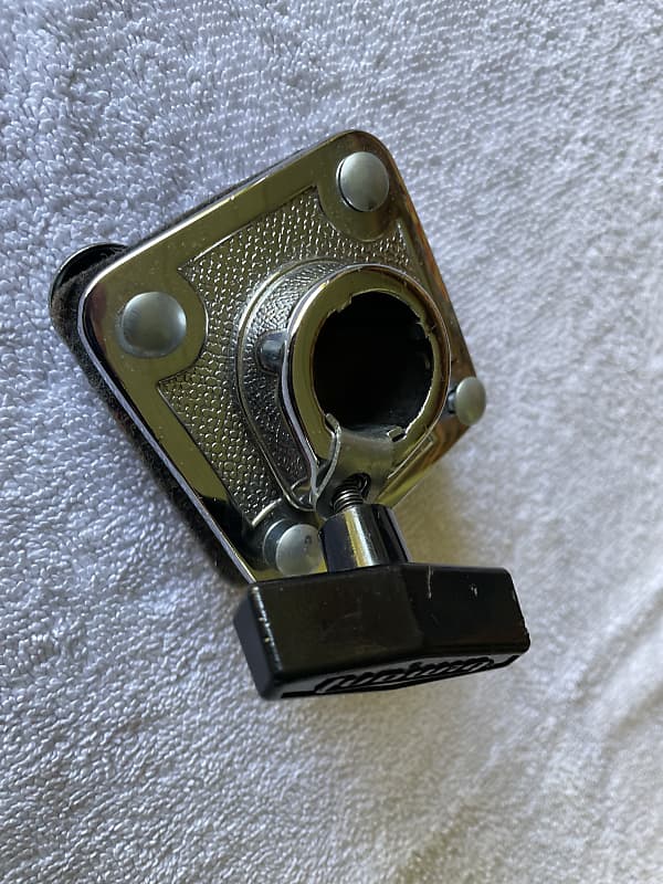 Ludwig bass drum tom holder 1970s - Chrome | Reverb