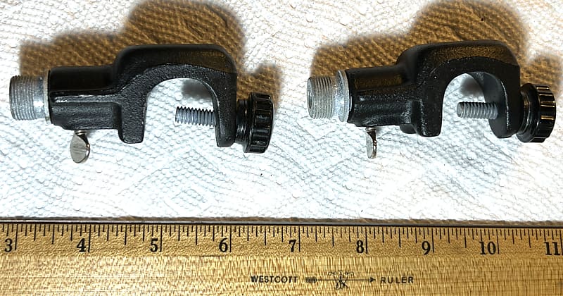 (2) Atlas Microphone Side Mounting Stand Mounts | Reverb