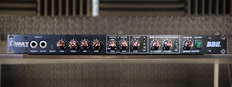 BBE Sonic Maximizer BMAX-T Tube Bass Preamp, DI | Reverb
