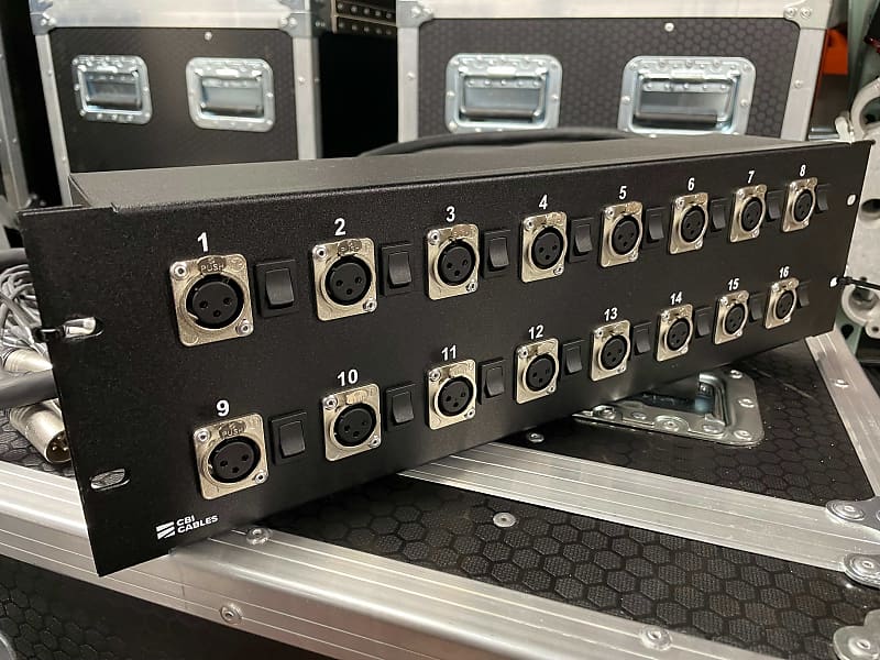 CBI Cables 16 Ear Splitter Snake Box Rack w/ 5ft/30ft | Reverb